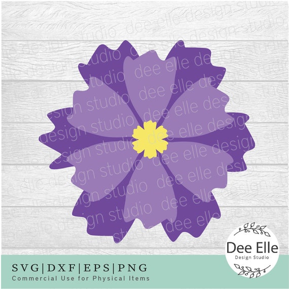 Layered Flower SVG Flower Cut File for Cricut and Silhouette - Etsy