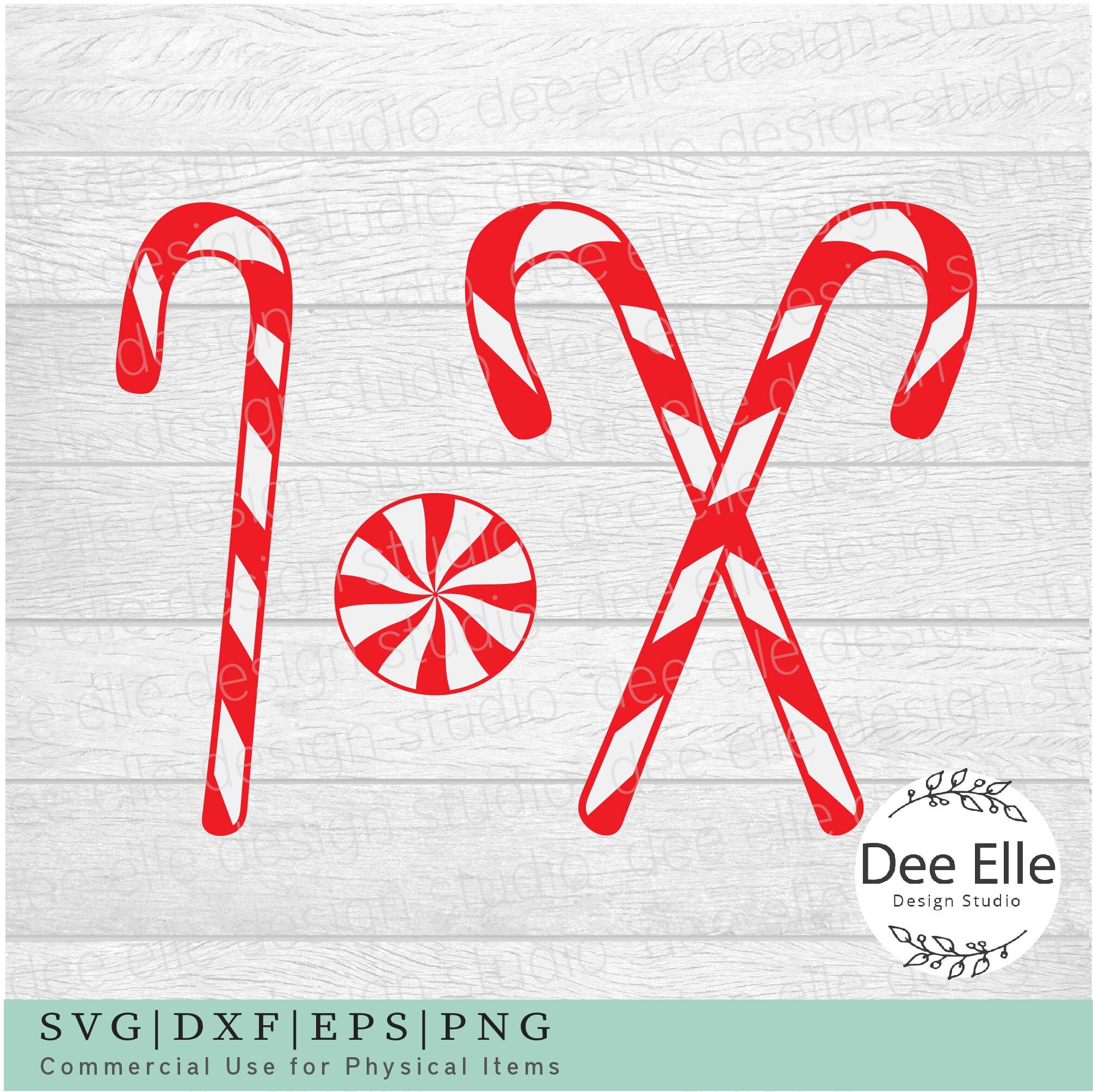 Candy Cane SVG, Candy Svg, Christmas Candy Clipart, Holiday Candy ...