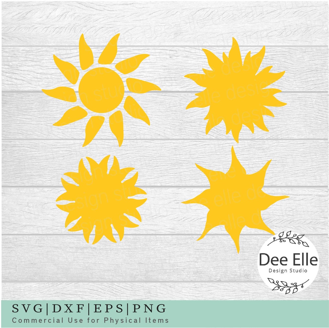 Sun Svg, Sun Svg Bundle, Sommer Svg, Sunshine Svg, Sun Rays Svg, Sun ...