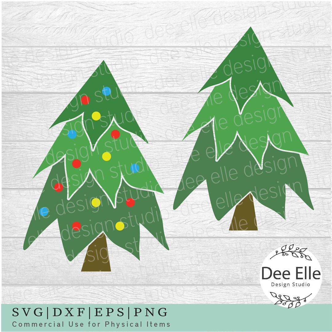 Weihnachtsbaum SVG, Süßer Christbaum svg, Weihnachts clipart ...