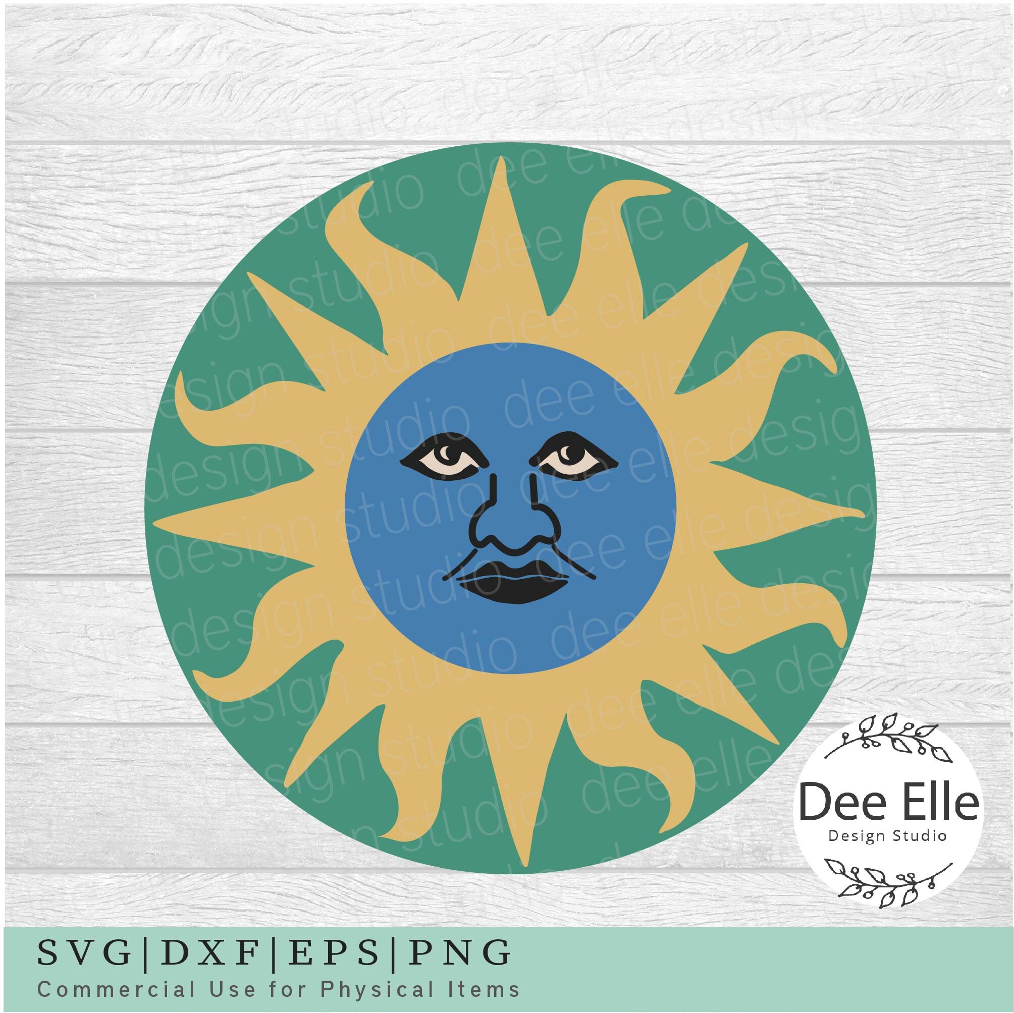 Sun SVG Sun Face Svg Summer Sun Clipart Sun Png Celestial - Etsy Ireland