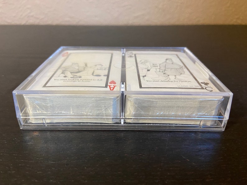 Vintage 1970s Playing Cards you're Over the Hill - Etsy