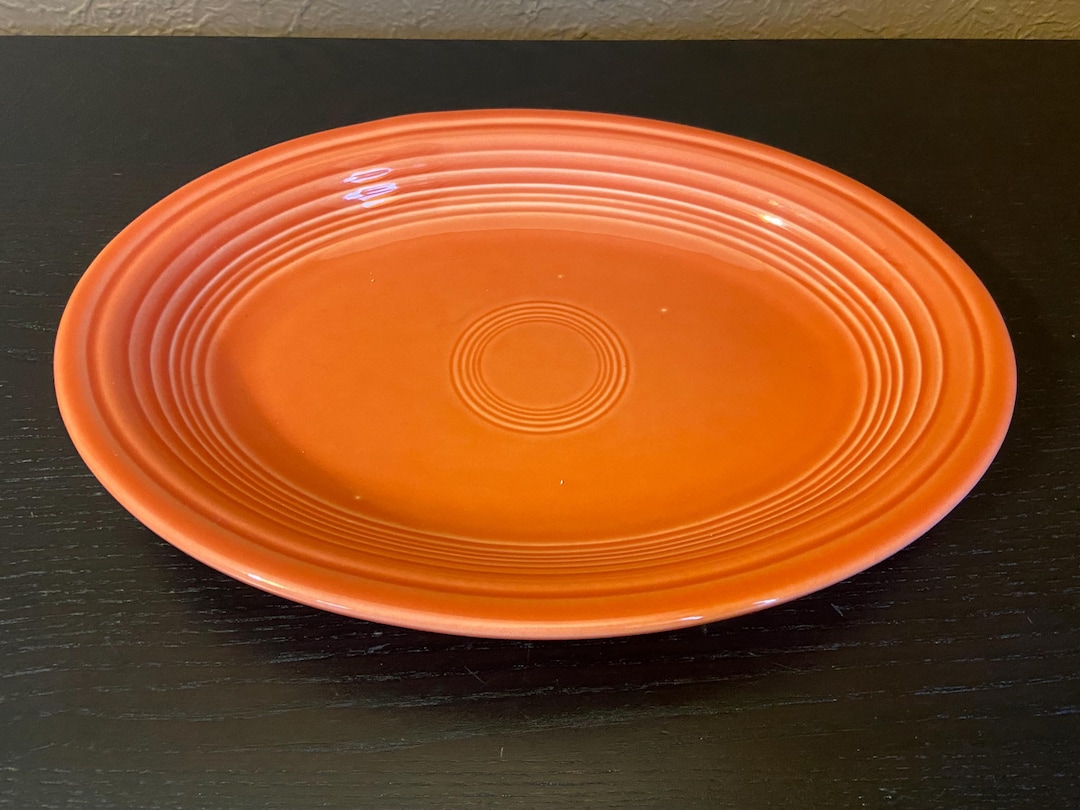 Fiesta Oval Platter in Persimmon -- Discontinued Color -- Ready to Get ...