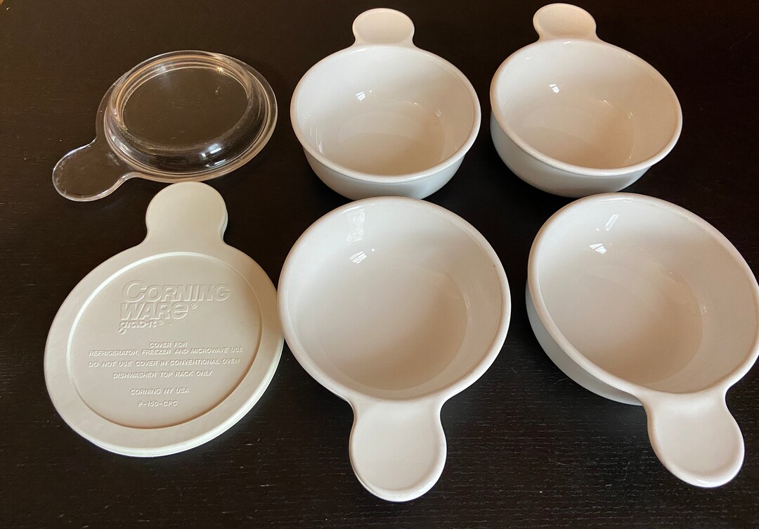 Collection of Vintage Grab Its From Corning Ware 4 Bowls 1 - Etsy