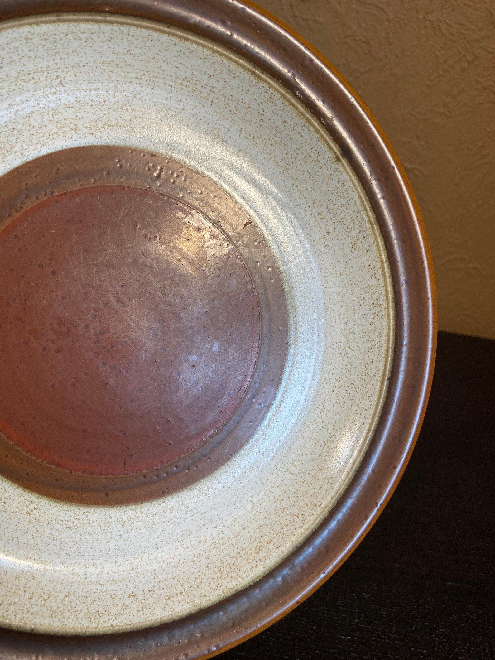 Set of 2 Denby Potter's Wheel Dinner Plates -- Rust Red -- Newer ...