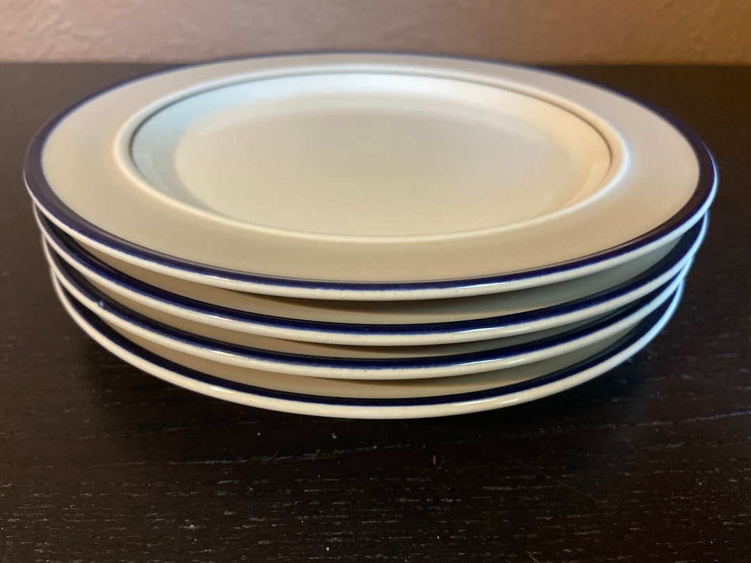 Set of 4 Vintage Ranmaru Dimension III Prelude Salad Plates 9564 Beige ...