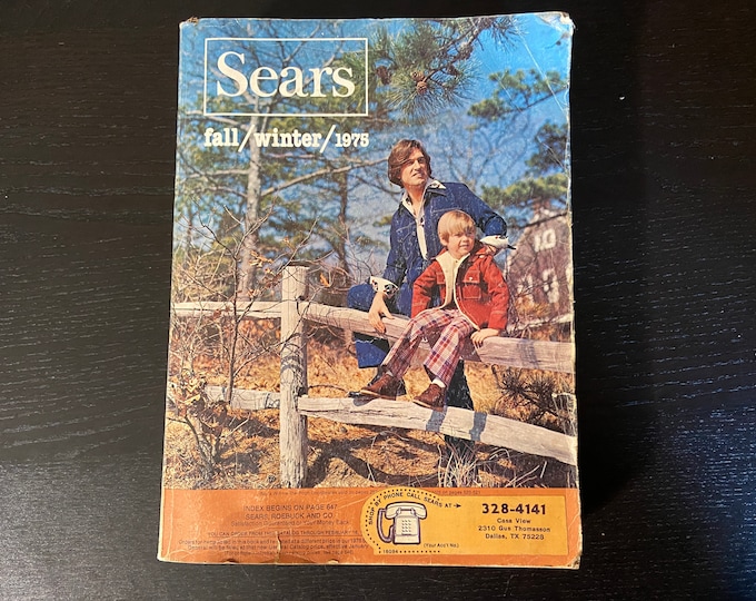 Vintage 1970s Sears Fall / Winter Catalog -- 1491 Pages of Everything ...