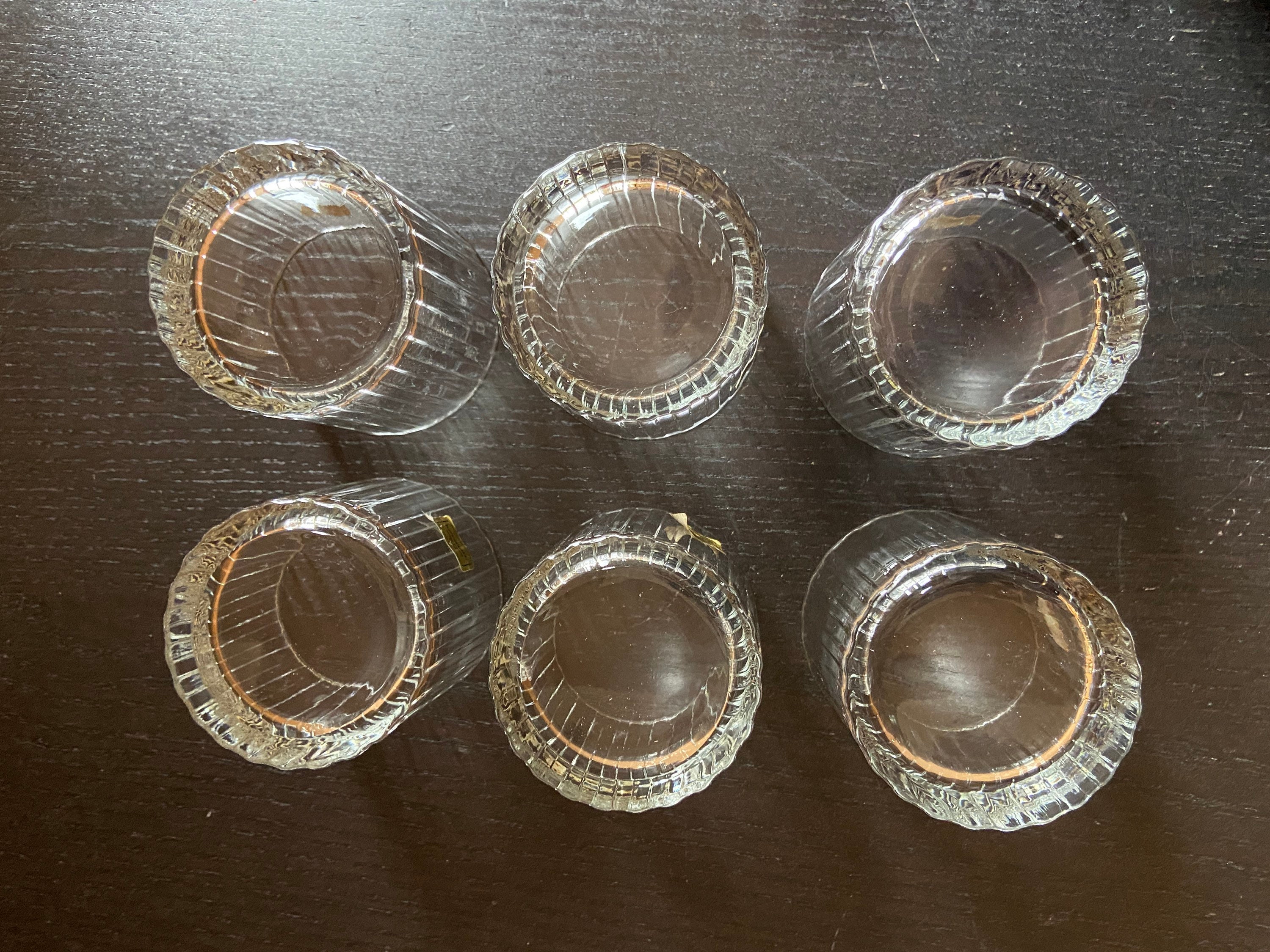 Set of 6 Vintage Luminarc Old Fashioned Glasses Meridien - Etsy