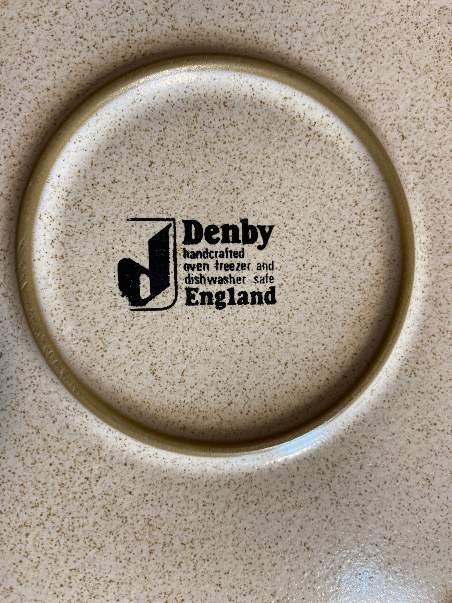 Set of 2 Denby Potter's Wheel Dinner Plates -- Rust Red -- Newer ...