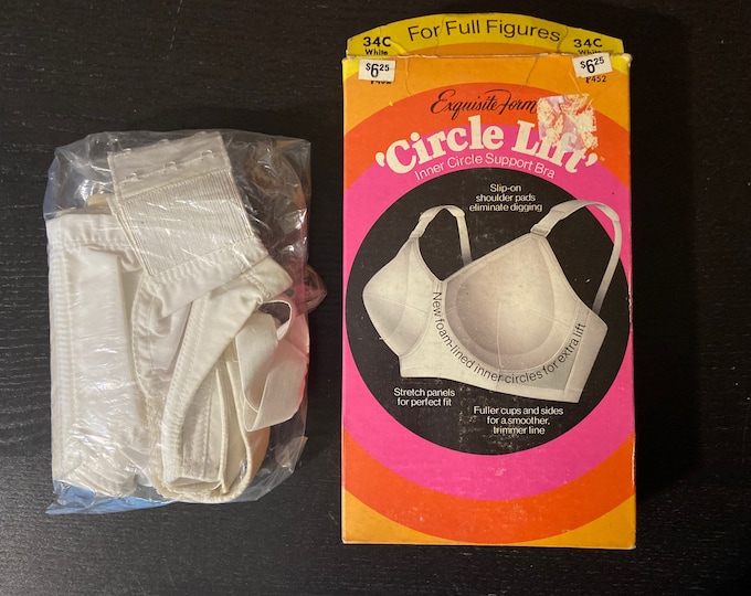 Vintage 1970s Exquisite Form / "circle Lift" Inner Circle Support Bra ...