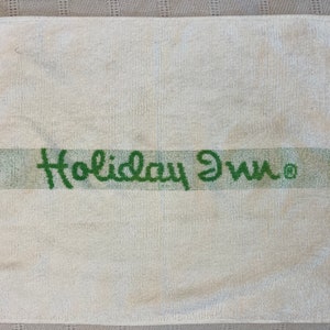 Vintage 1970s Holiday Inn Hand Towel Someone's Family Road Trip ...