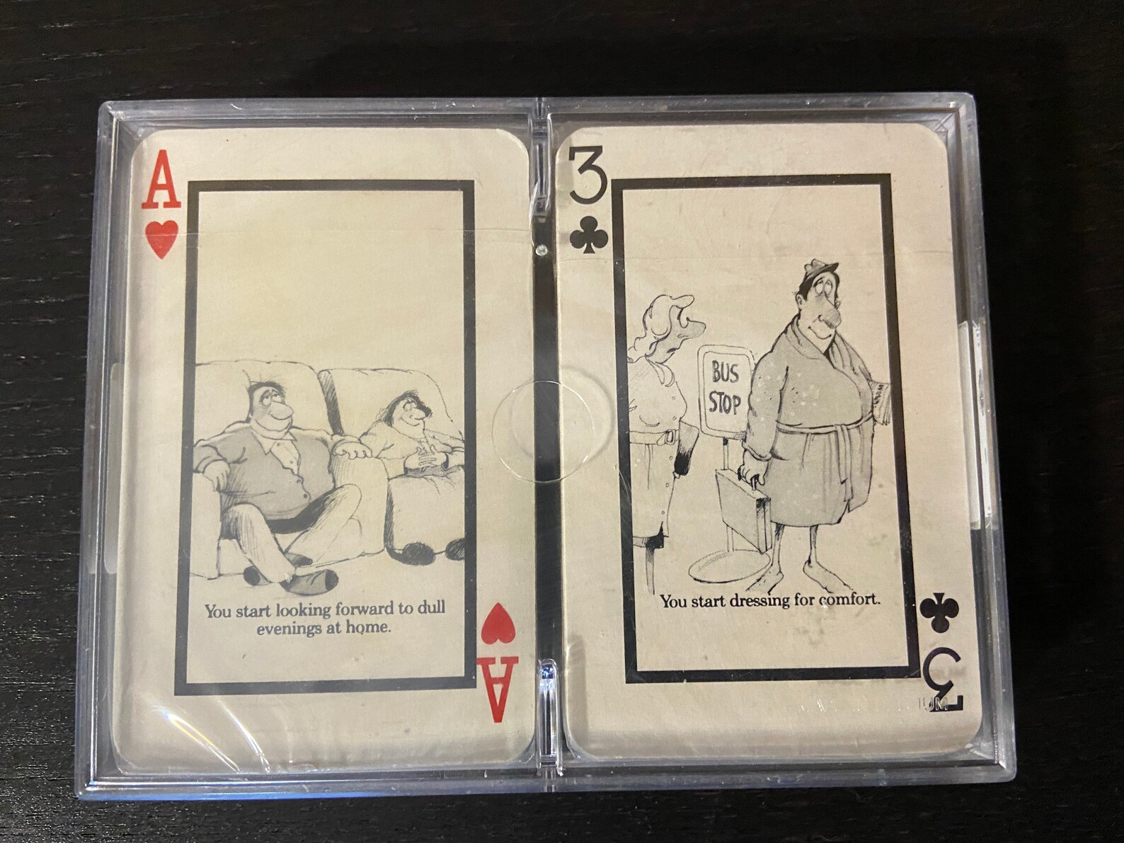 Vintage 1970s Playing Cards you're Over the Hill - Etsy