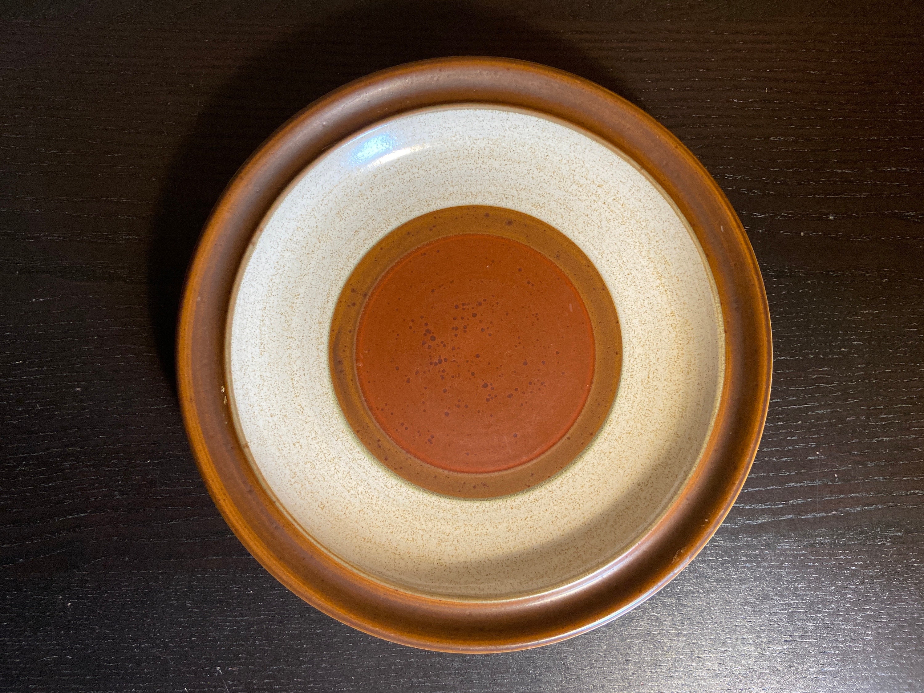 Set of 2 Denby Potter's Wheel Dinner Plates -- Rust Red -- Newer ...