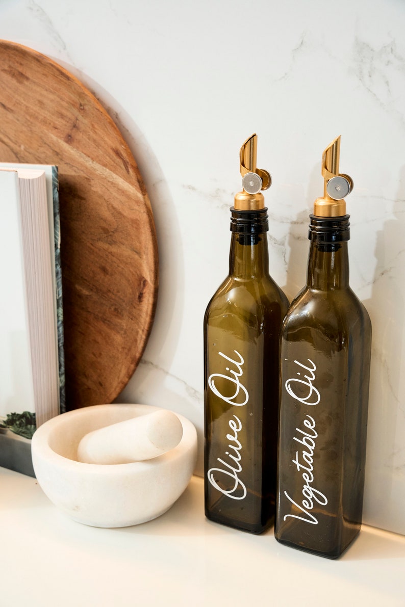 Oil Bottle Labels medium Size - Etsy