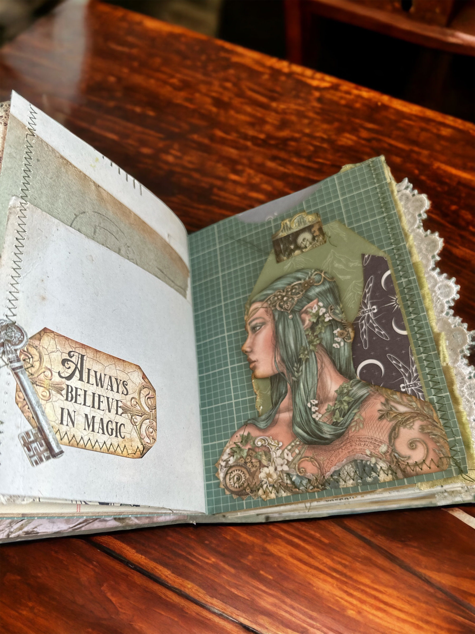 JUNK JOURNAL Handmademagical Forestnature - Etsy Australia