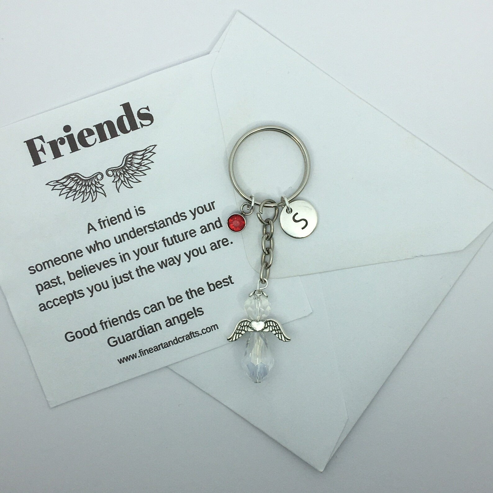 Friend Gift Guardian Angel Gift Protection Angel Bag Charm - Etsy UK