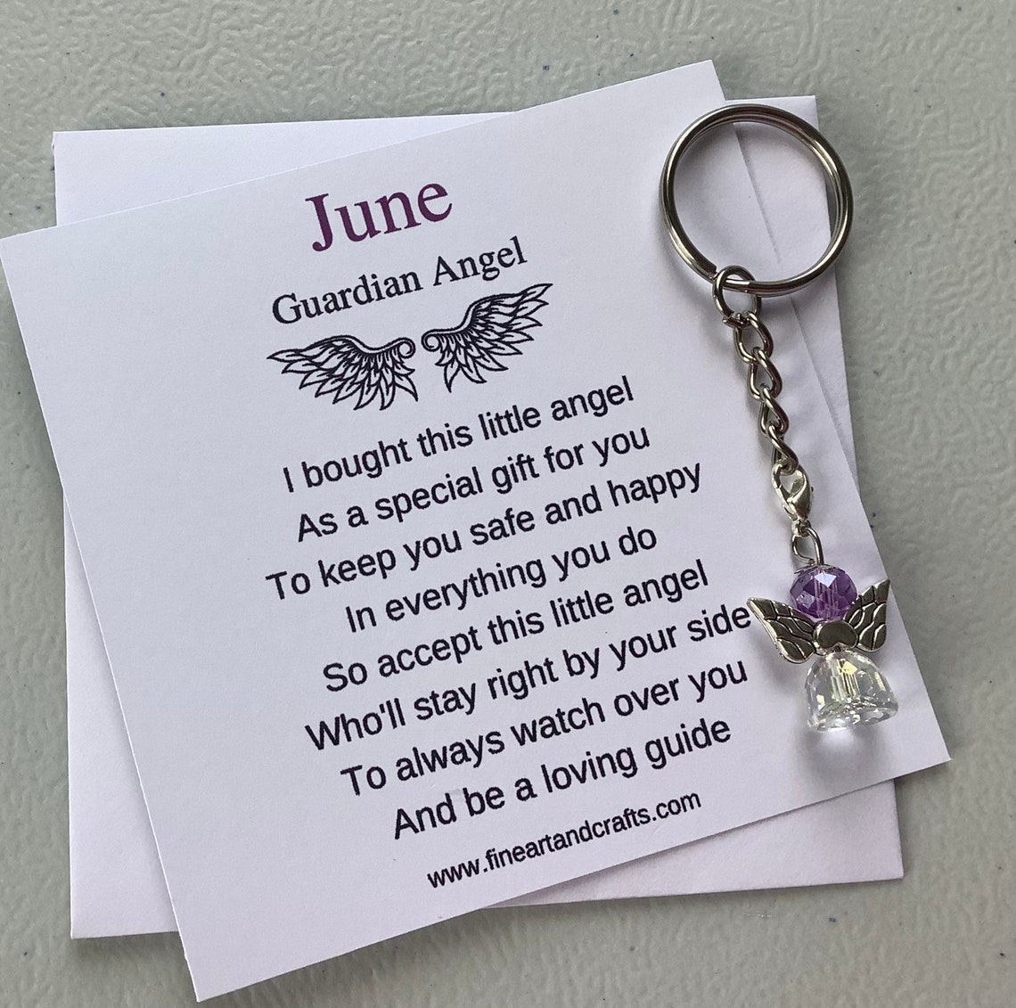 June Birthday Gift Friend Gift Guardian Angel Gift - Etsy