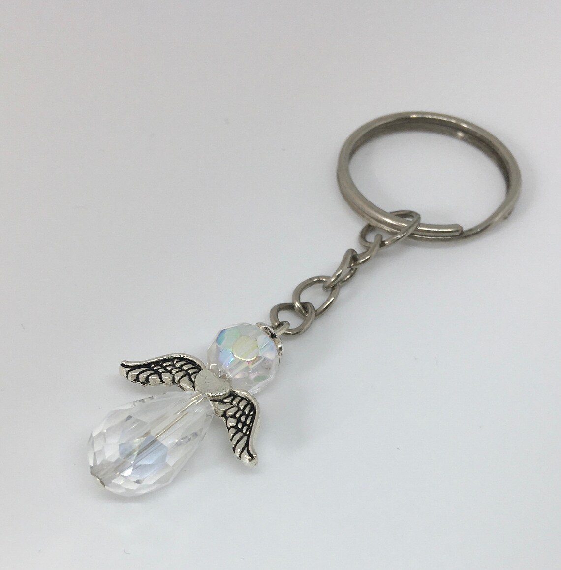 Guardian Angel Keychain Angel Key Ring Gift - Etsy