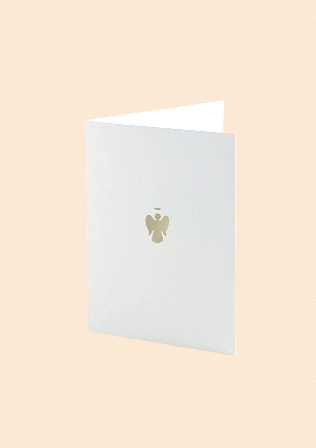 Angel Greeting Card, Silver Angel Card, Blank Greeting Card, Card With ...