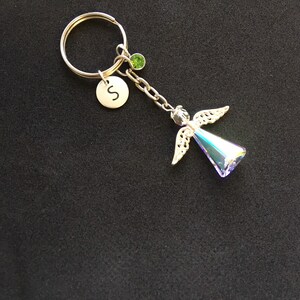 Swarovski Angel Key Ring, Swarovski Keepsake, Guardian Angel, Angel Bag ...