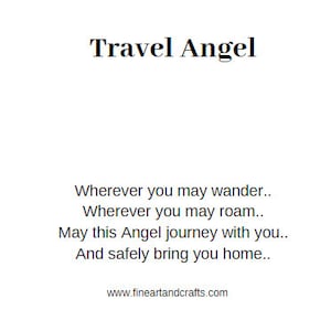 Guardian Angel Keychain, Angel Key Ring Gift, Protection Angel, Travel ...