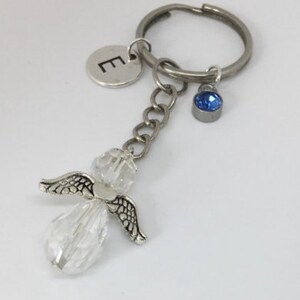 Guardian Angel Keychain, Angel Key Ring Gift, Protection Angel, Travel ...