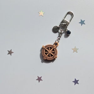 Travel Compass Keychain, Birthday Gift Idea for a Friend, Compass ...