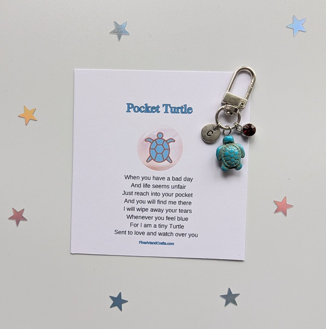 Pocket Turtle, Keepsake Turtle, Protection Turtle, Turtle Charm, Lucky ...