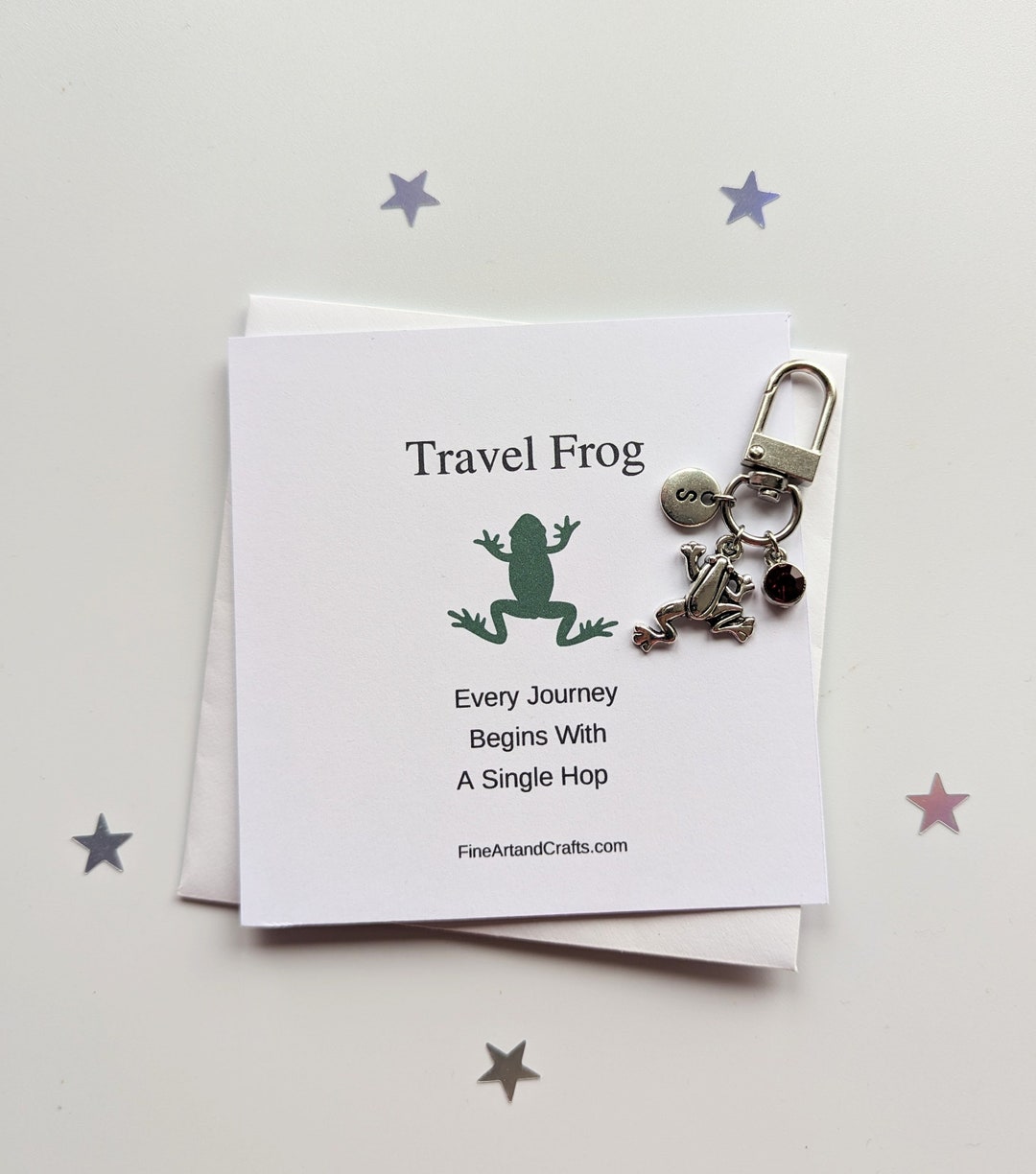 Travel Frog, Frog Keychain, Frog Keyring, Personalised, Frog Bag Charm ...