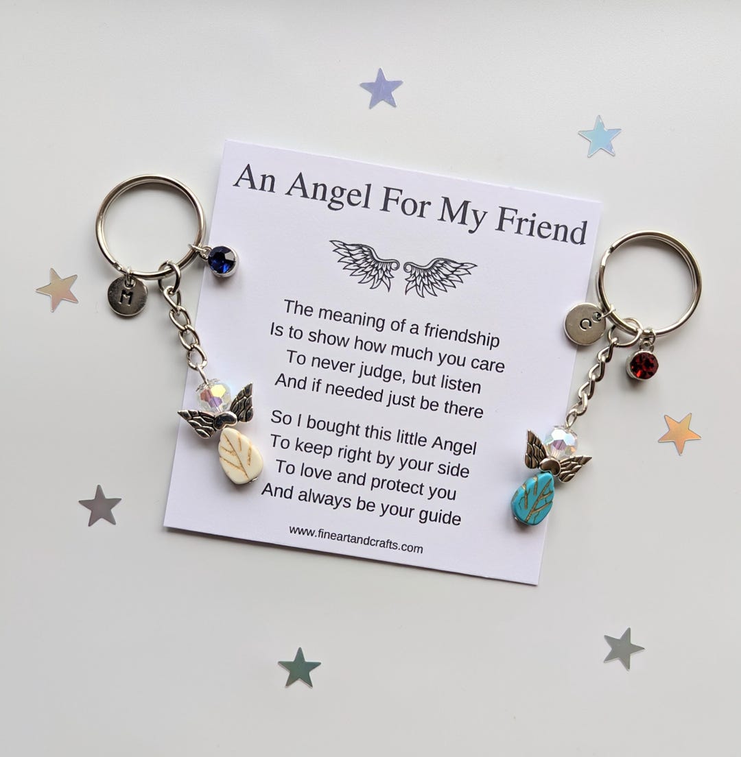 Luxury Friend Gift, Guardian Angel Gift, Protection Angel, Bag Charm ...