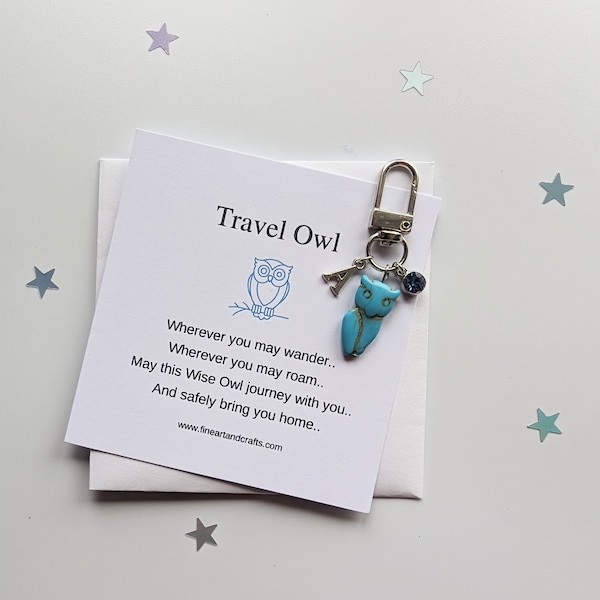 Owl Keychain - Etsy