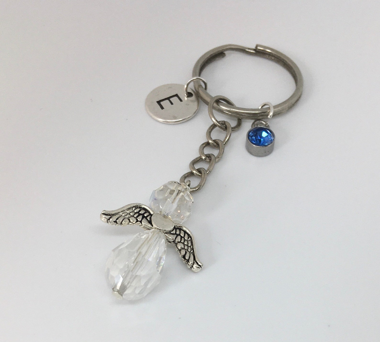 Guardian Angel Keychain Angel Key Ring Gift - Etsy