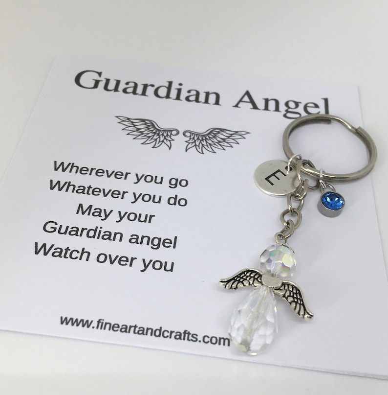 Guardian Angel Keychain Angel Key Ring Gift - Etsy Canada