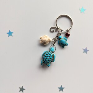 Luxury Turtle Keychain, Large Turtle Keyring, Travel Turtle, Birthday ...