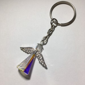 Swarovski Angel Key Ring, Swarovski Keepsake, Protection Angel ...