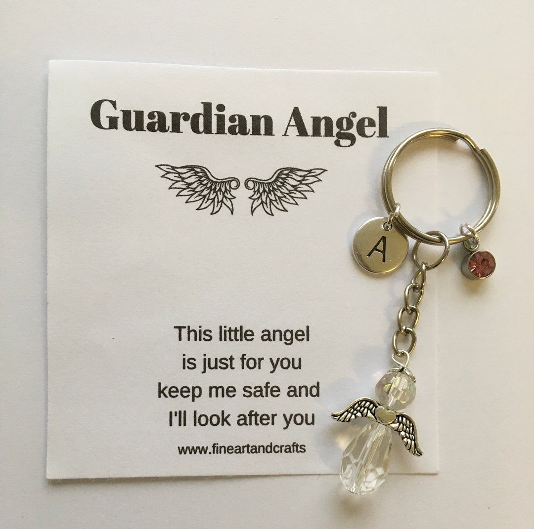 Guardian Angel, Protection Angel, Angel Key Chain, Angel Bag Charm ...