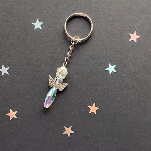 Customised Guardian Angel Gift, Angel Keyring, Key Chain, Angel Bag ...