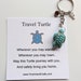 Luxury Turtle Keychain, Large Turtle Keyring, Travel Turtle, Turtle Bag ...