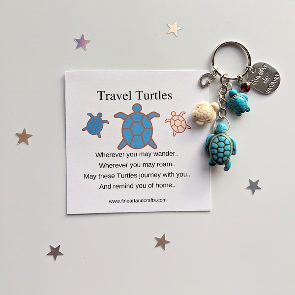 Turtle Keyring - Etsy