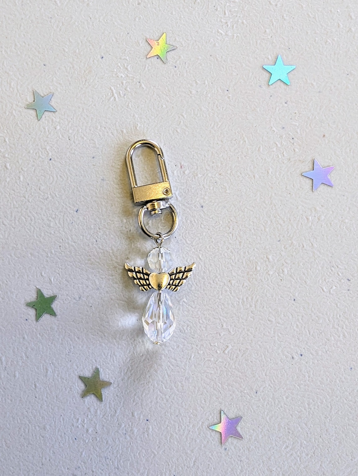 Guardian Angel Keychain, Angel Key Ring Gift, Protection Angel, Travel ...
