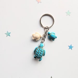 Luxury Turtle Keychain, Large Turtle Keyring, Travel Turtle, Birthday ...