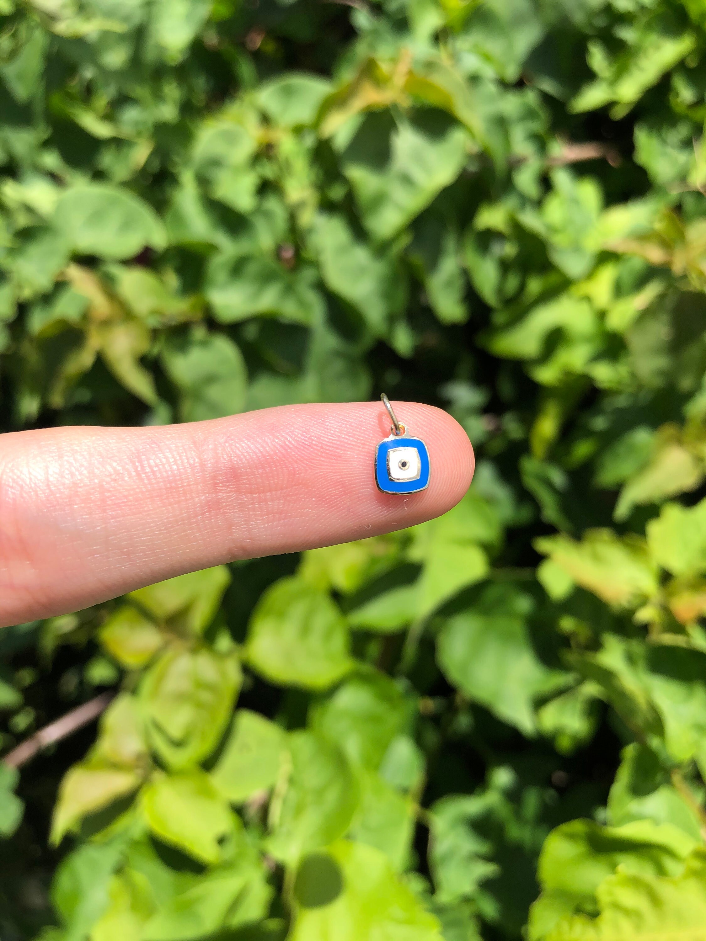 Tiny Evil Eye Pendant 14k Solid Gold Tiny Evil Eye Pendant - Etsy