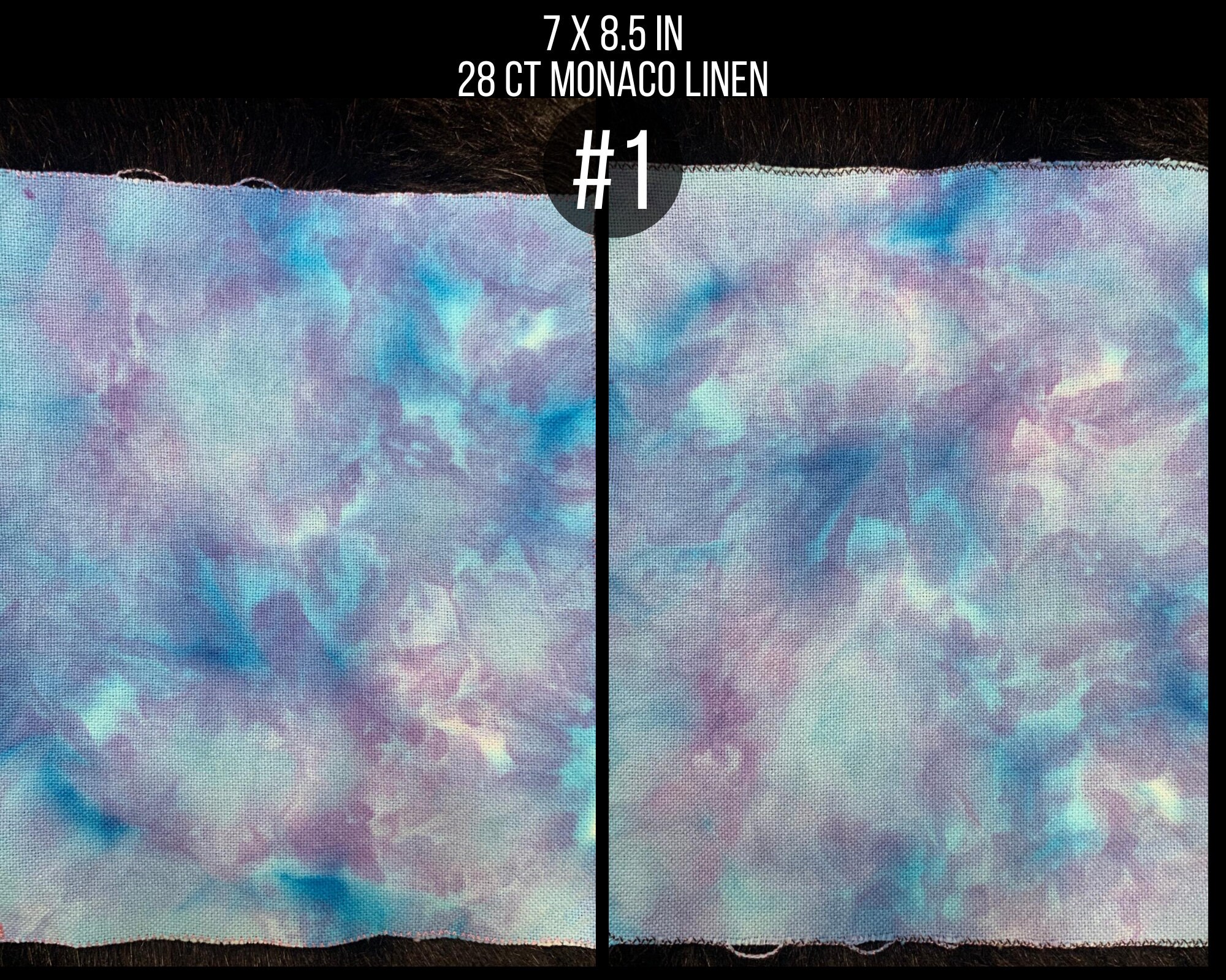 28 Count Hand Dyed Monaco Linen Fabric - Cross Stitch Fabric ...