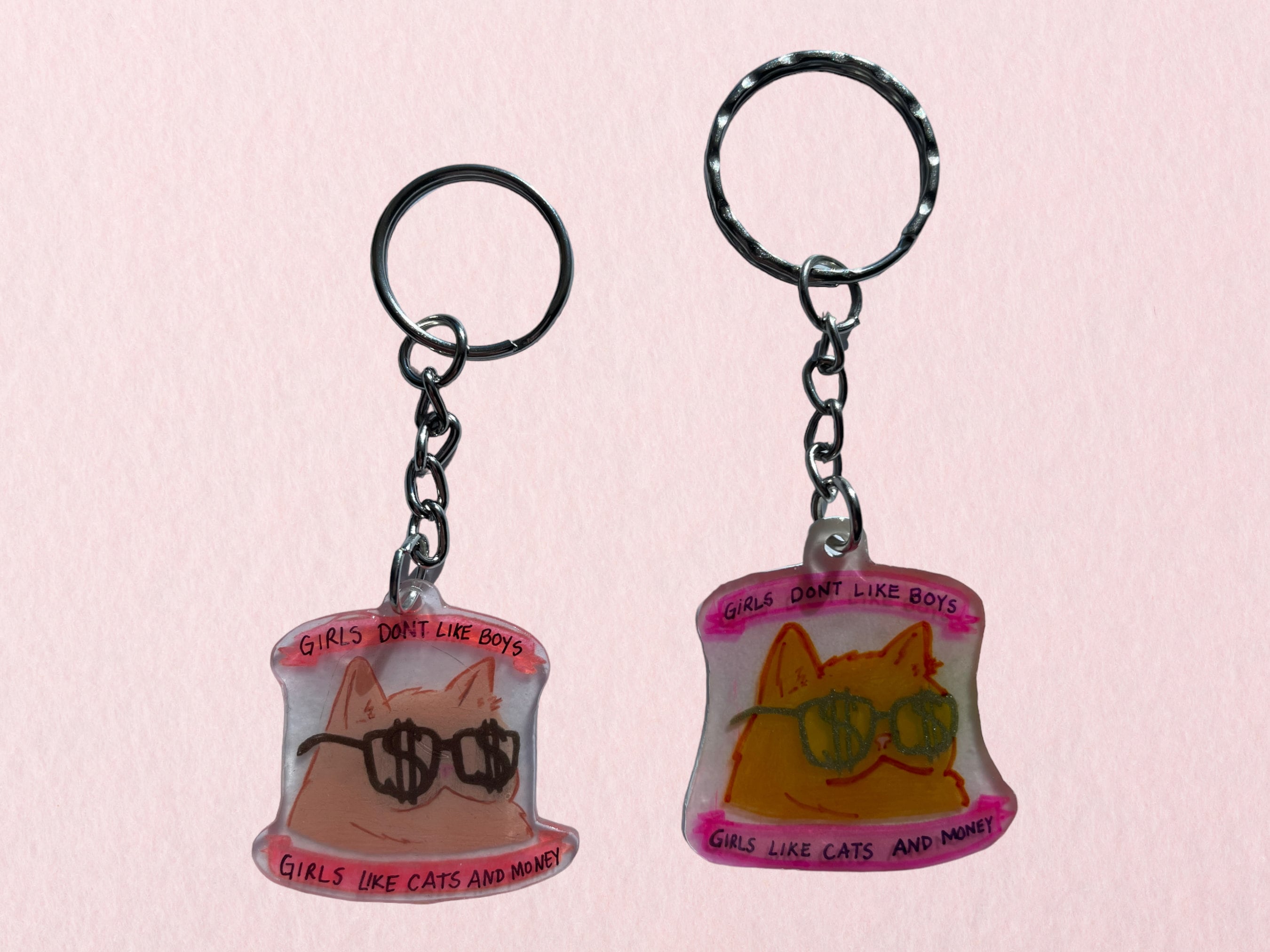 Cute Cat Keychain Multiple Styles Pet Keychain Aesthetic - Etsy