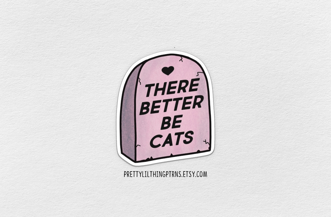 Cute Meme Cat Sticker | Vinyl Sticker | Glossy Sticker | Waterproof - Etsy