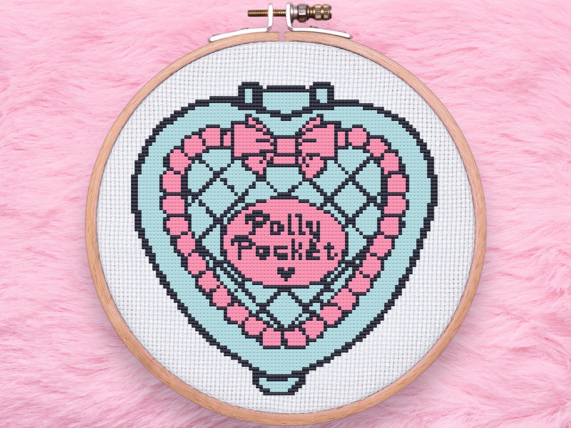 Polly Pocket Cross Stitch Pattern | Modern Cross Stitch | PDF Pattern ...