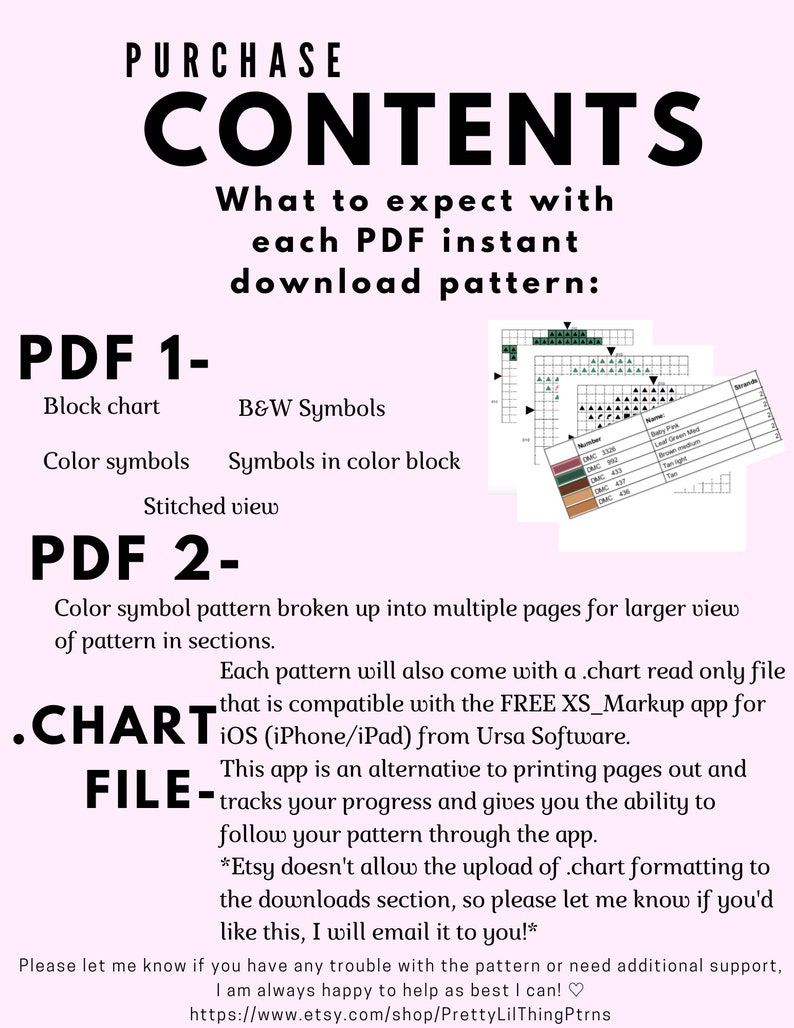 Polly Pocket Cross Stitch Pattern | Modern Cross Stitch | PDF Pattern ...