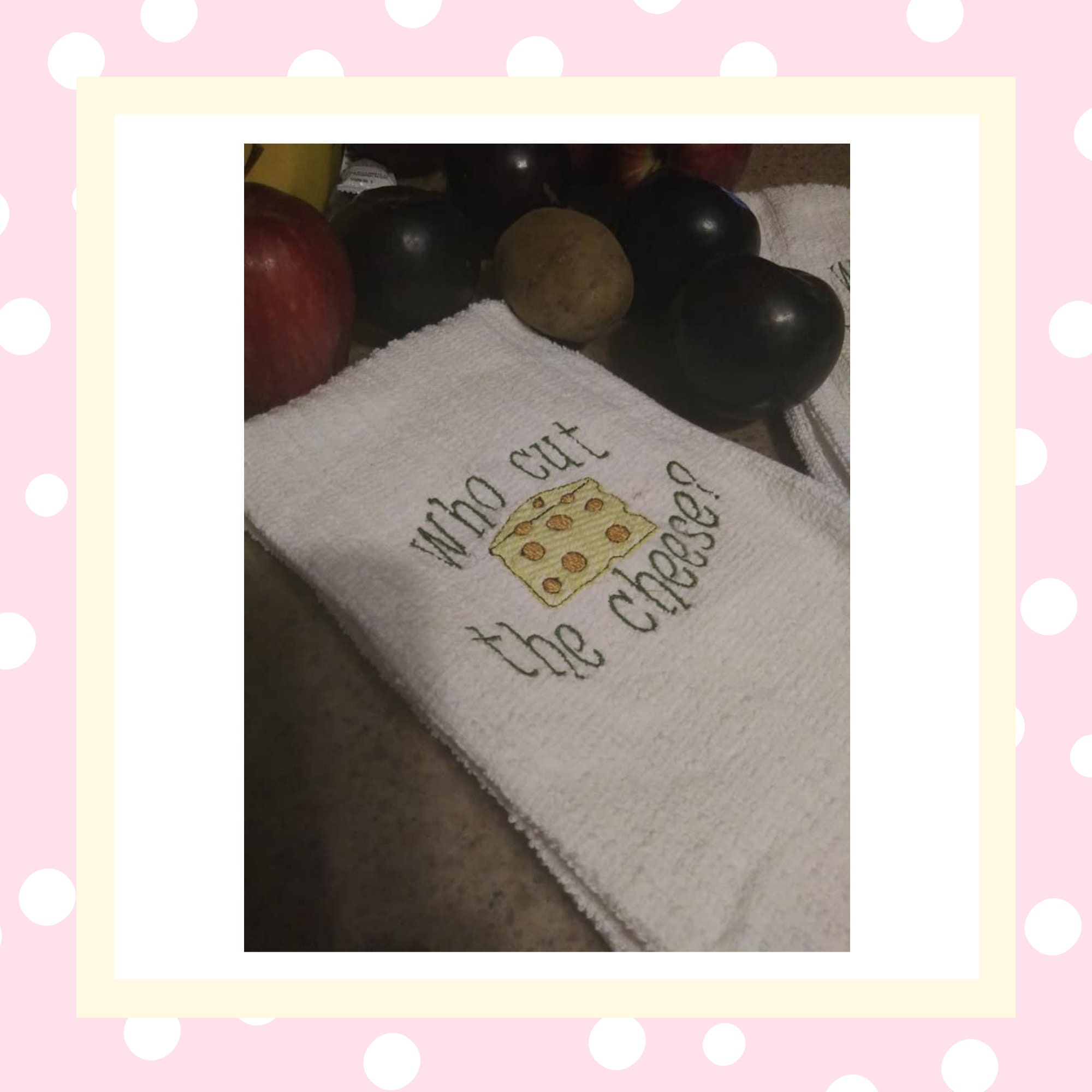 Who Cut the Cheese Toilet Paper Embroidery Design 4x4 - Etsy