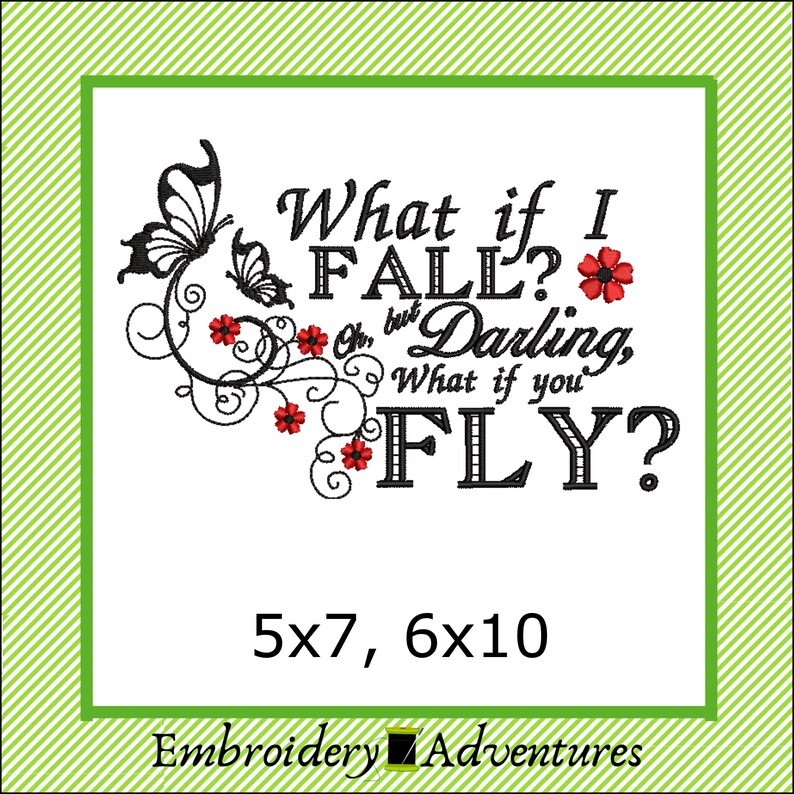 What If I Fall Oh but Darling What If You Fly J.M Barrie Peter - Etsy