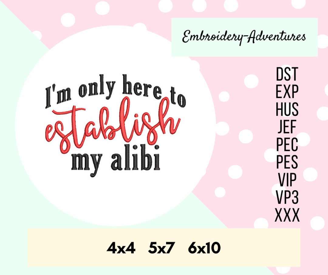 I'm Only Here to Establish an Alibi, True Crime Buff, Machine ...